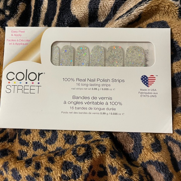 Color Street | Makeup | Color Street Silver Glitter Nail Polish Strips ...